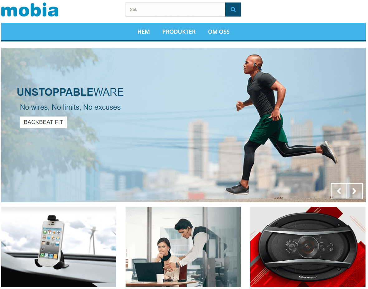 Mobia Oy lanserar ny e-handel